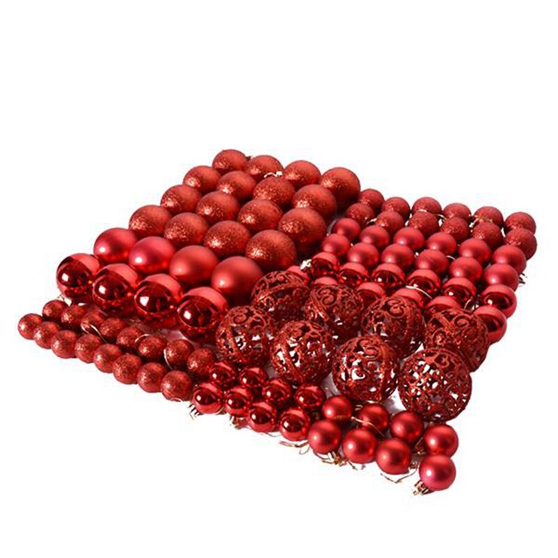 Big 200Pcs Christmas Ball Box Set Available Christ... – Vicedeal
