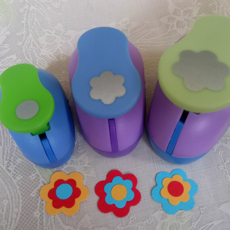 3Pcs Cirkel En Petal Vormige Craft Punch Set Schoo... – Grandado