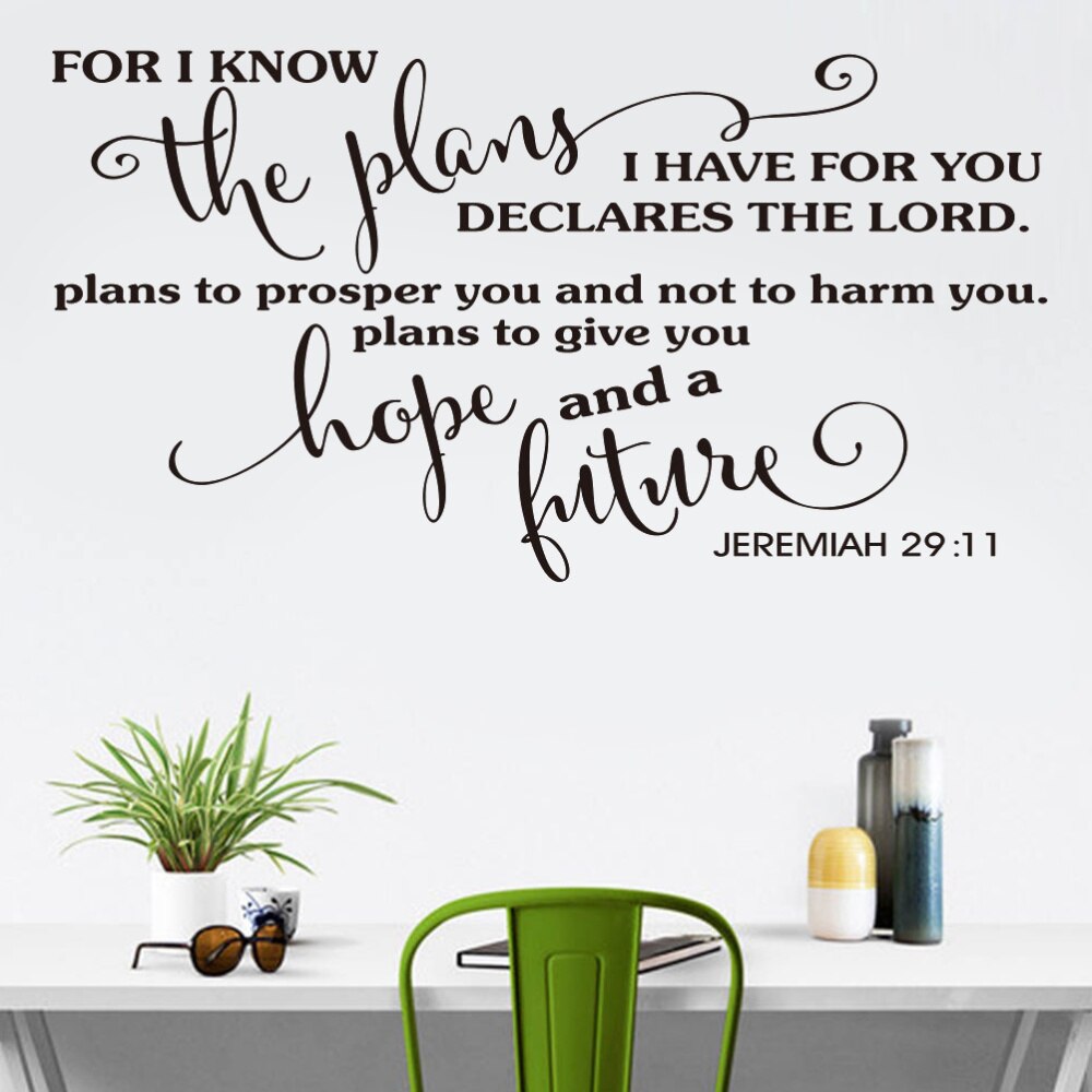 Jeremiah 29:11 Bible Verse for I Know The Plans I ... – Vicedeal