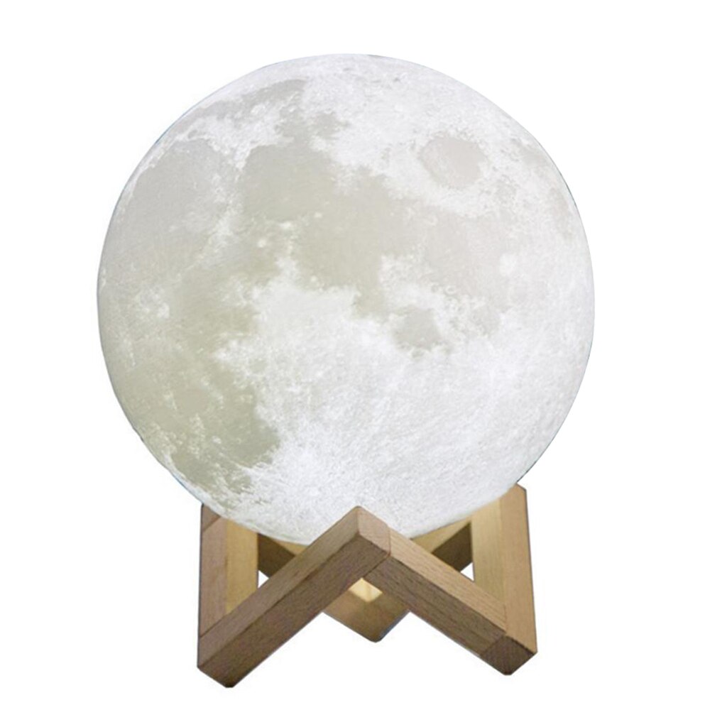 3D Magical Moon Lamp USB Charging LED Night Light ... – Grandado