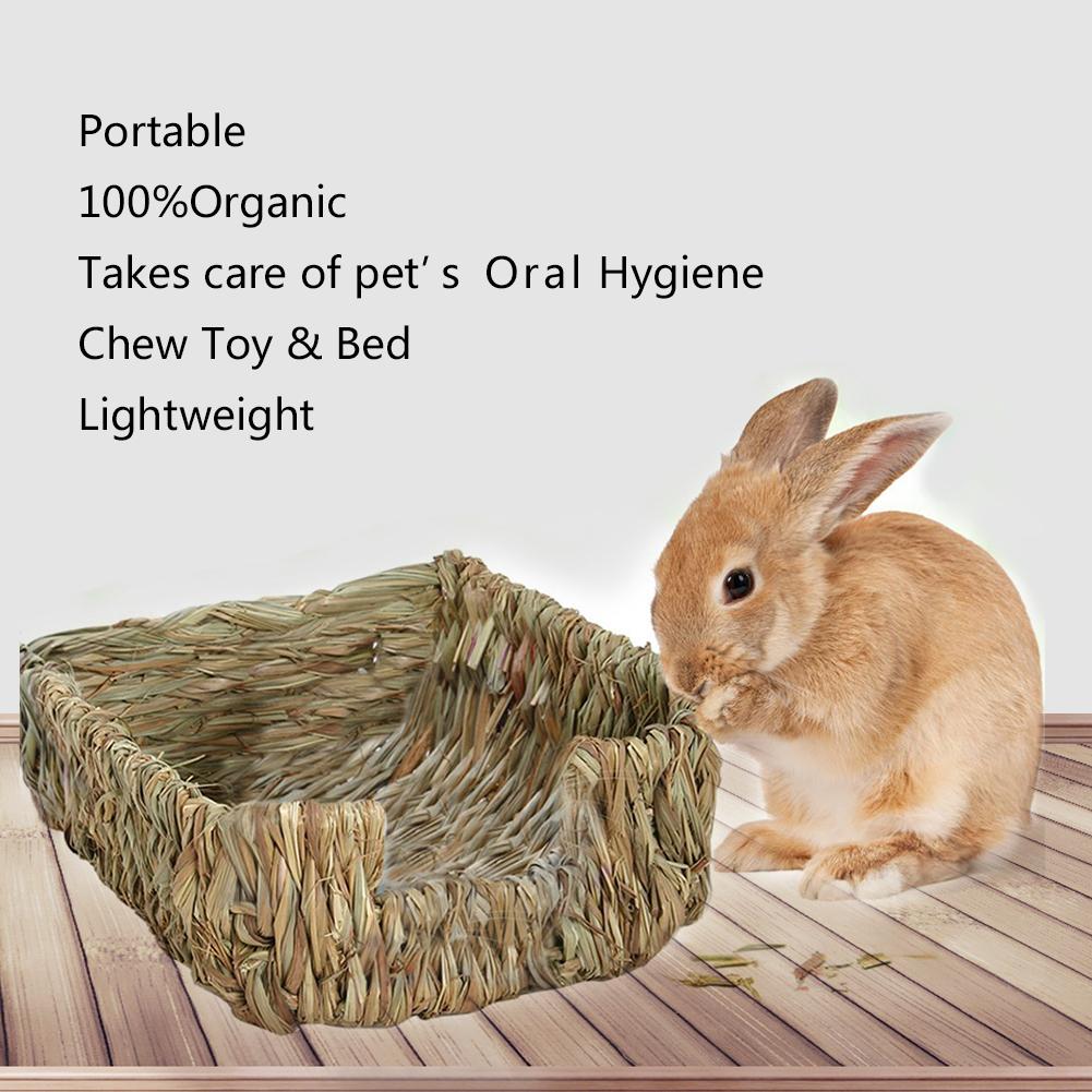 Handcraft Woven Grass Hamster Nest Rabbit House Ca... – Grandado