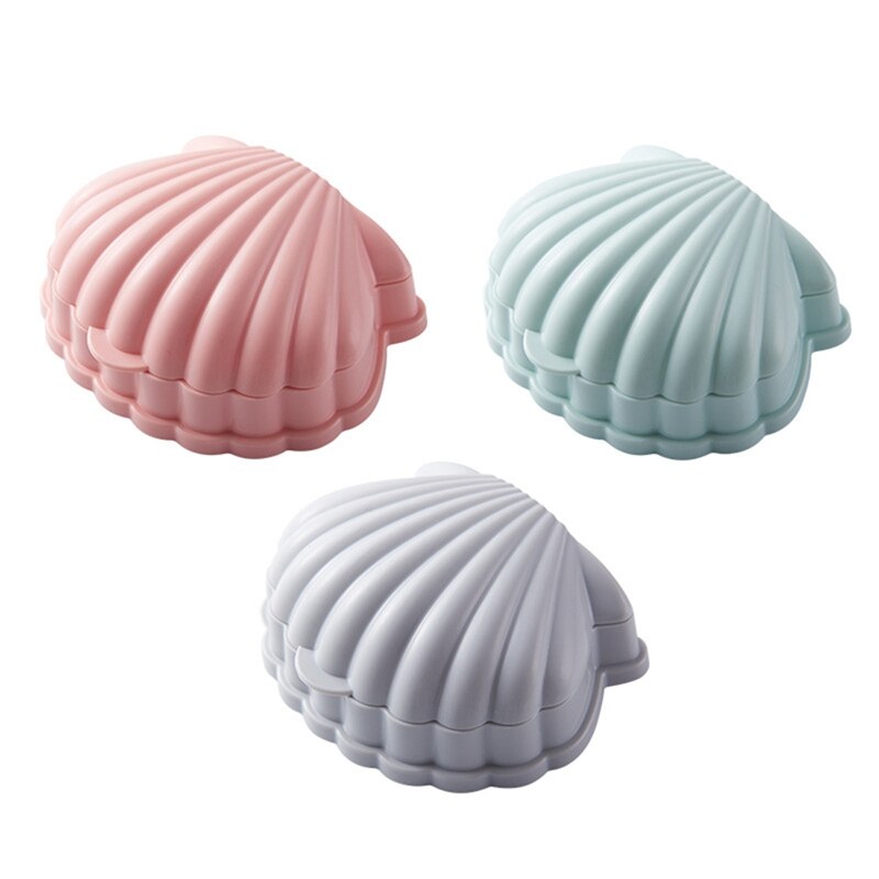 Portable Shell Shape Soap Dish Bathroom Drain Soap... – Vicedeal
