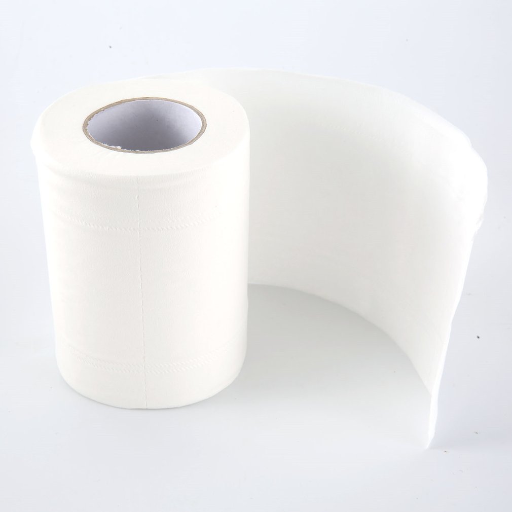 Home Bath Toilet Paper Wood Pulp Tissue Roll Paper... – Grandado