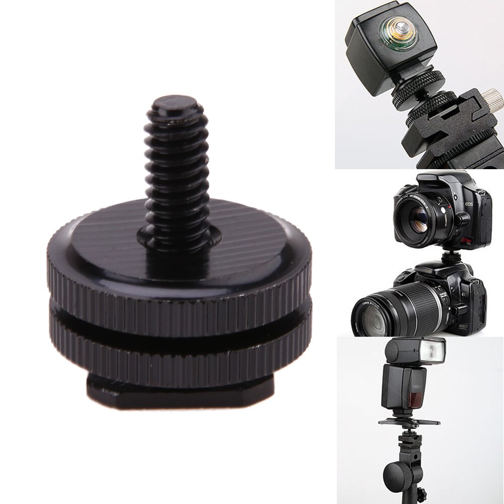1/4"-20 Dual Nuts Tripod Mount Screw to Flash Came... – Grandado