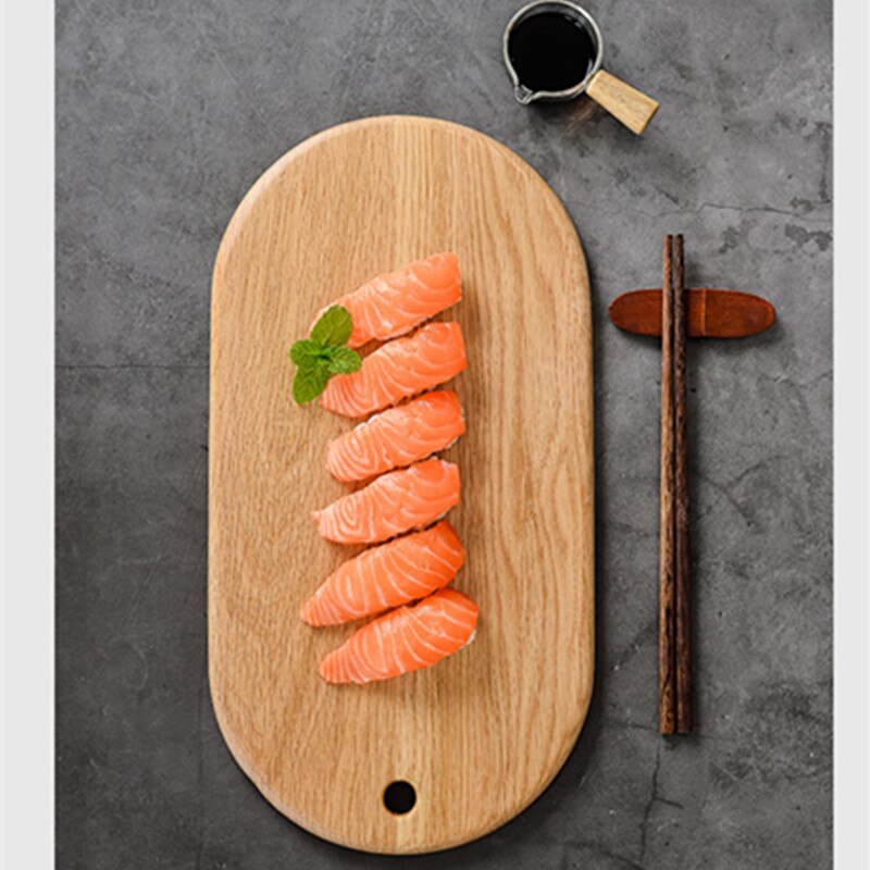 Japanese-style Rectangle Whole Wood Kitchen Cuttin... – Grandado