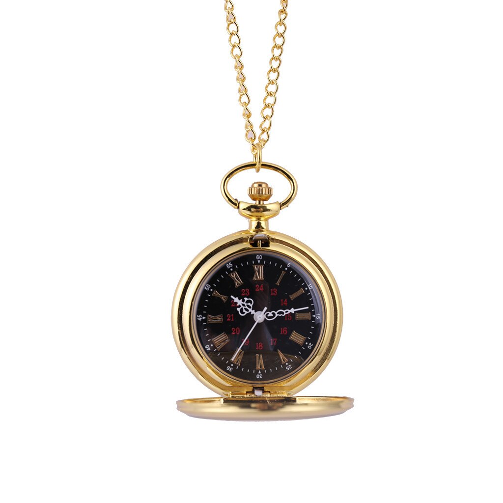 Men and women couple pocket watch window grille re... – Vicedeal