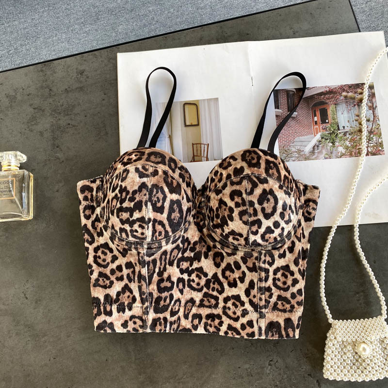 y2k clothes Women Sexy Leopard Print Velvet Short ... – Grandado