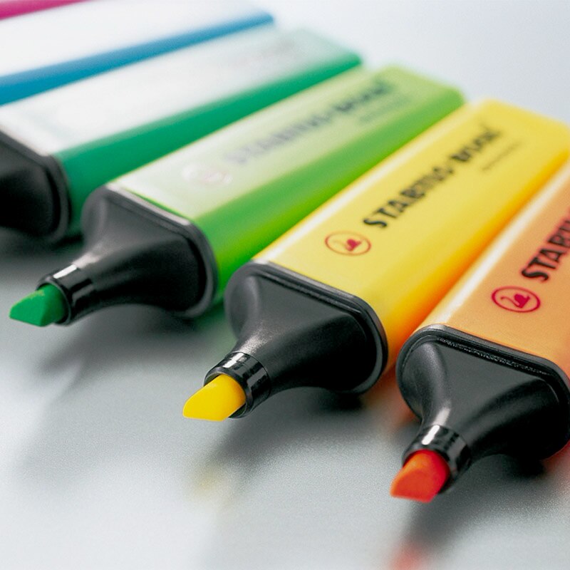 6 / 9colors Stabilo Textmarker Boss Original 70 Hi... – Grandado