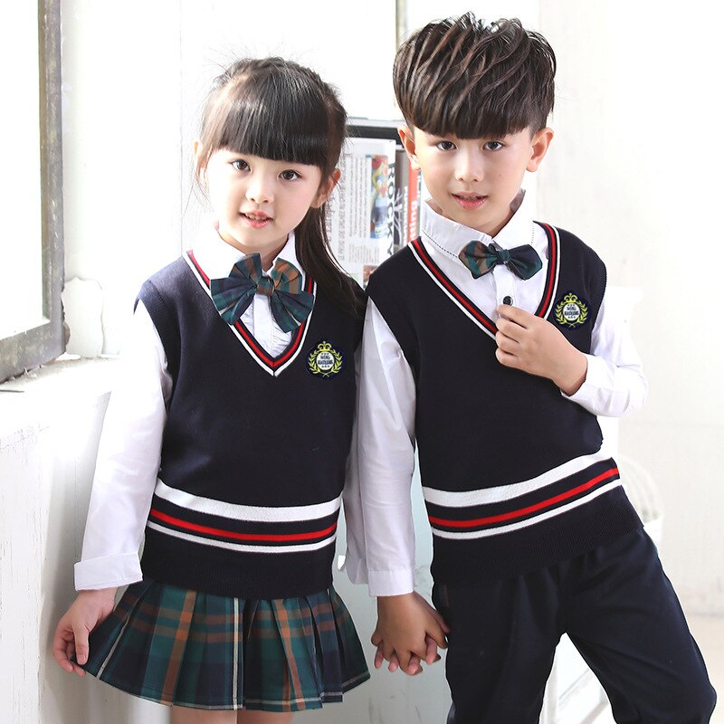 British Children School Uniforms Boys Girls Sweate... – Grandado