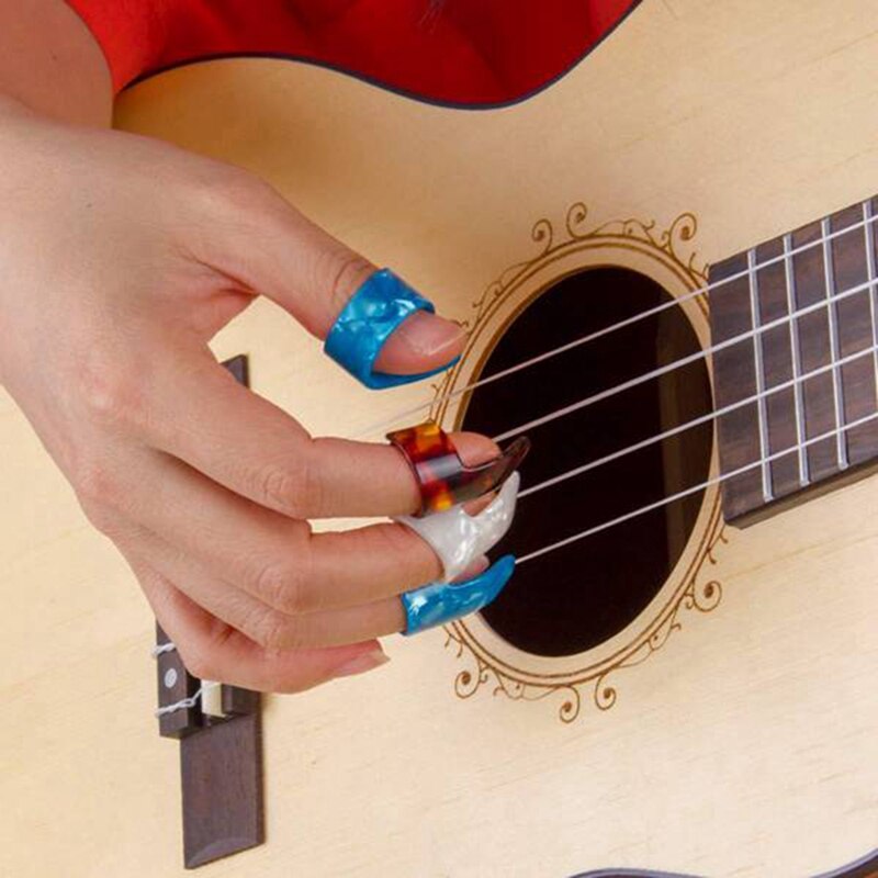 62 Pcs Guitar Picks Set Includeing 8 Pcs Thumb Pic... – Vicedeal