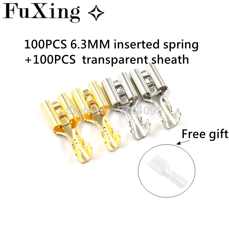 Female Terminals 6.3 mm With Transparent Sheath In... – Vicedeal