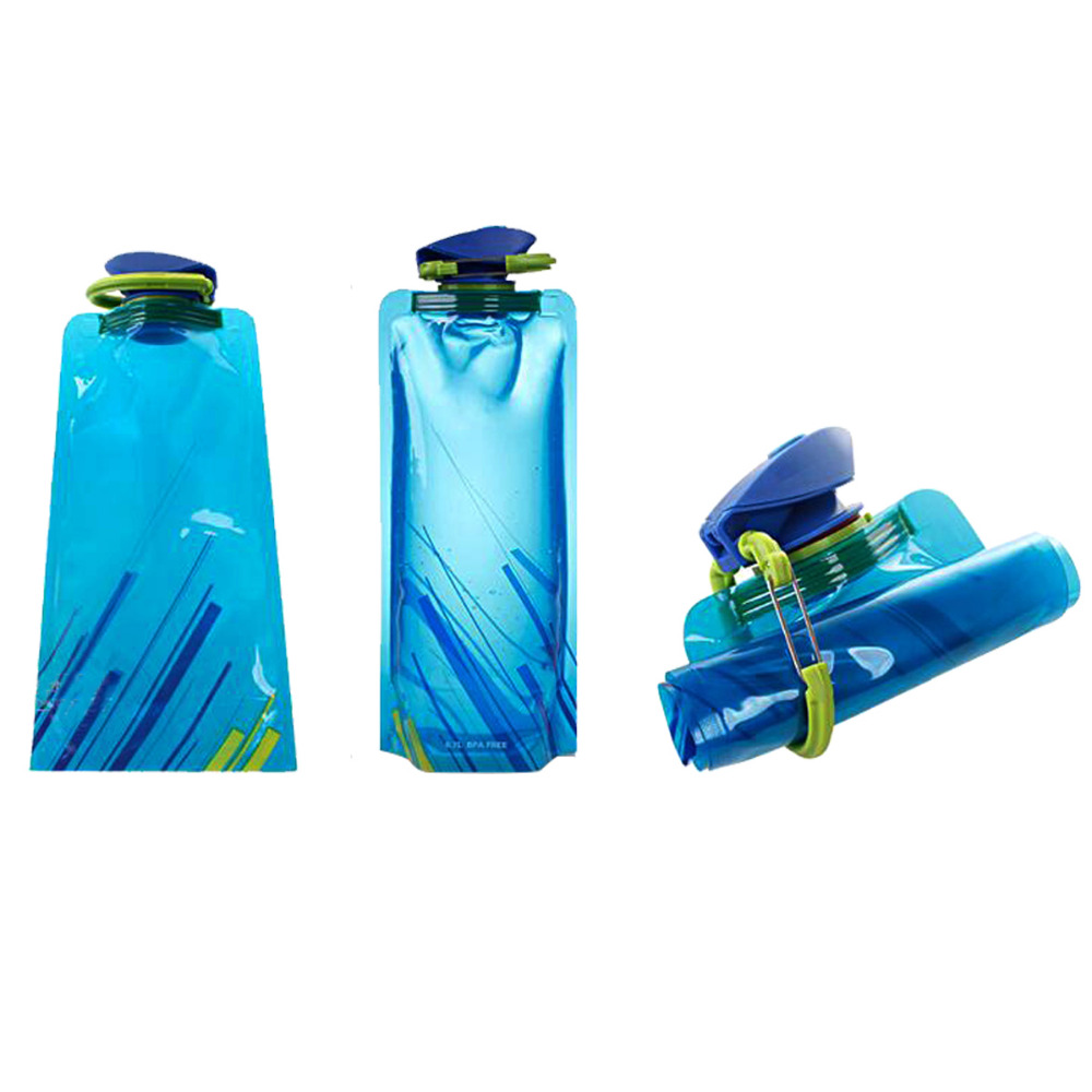 700ml Folding Water Bag Outdoor Water Bottle Trave... – Grandado
