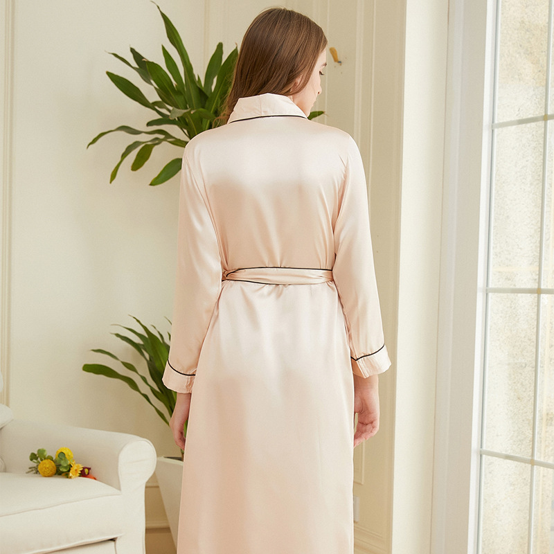 Satin Robes Bridesmaid Bride Robe Wedding Long Wom... – Vicedeal