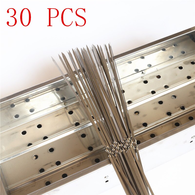 30PCS BBQ 34cm needle Meat string sign charcoal bb... – Grandado