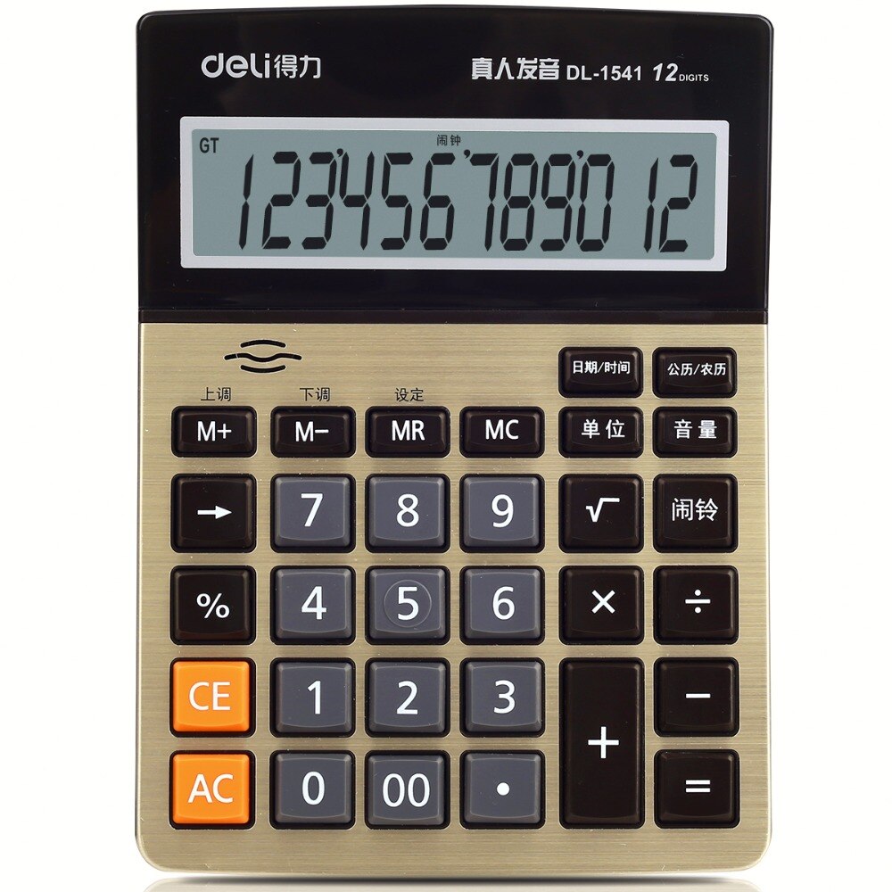Deli 1pcs calculator desktop Stationery 12 digital... – Vicedeal Deli 1pcs calculator desktop Stationery 12 digital... – Vicedeal