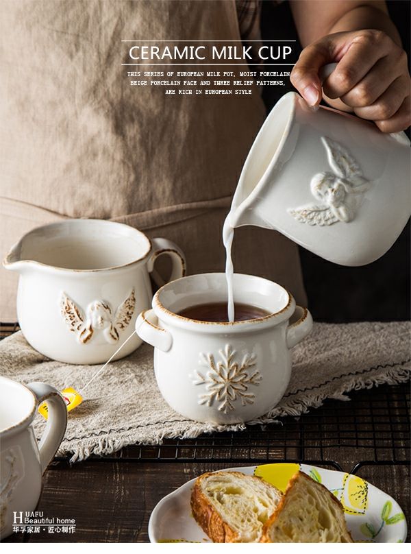 Home Ceramic Water Pitchers Milk Jug Microwave Eur... – Grandado