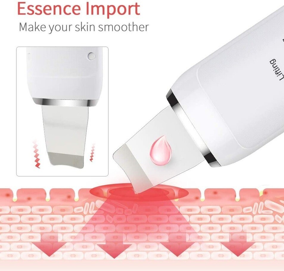 Ultrasonic Skin Scrubber Skin Deep Cleaning Anti W... – Vicedeal