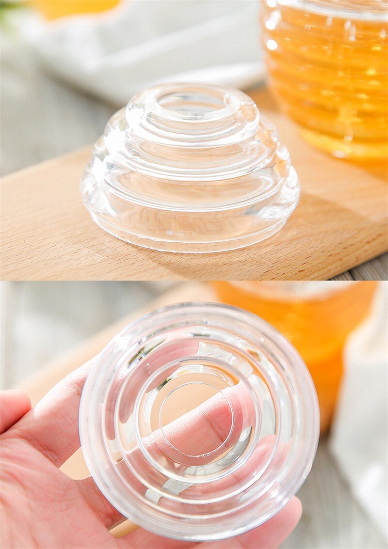 Honey Dispenser Honey Juice Jam Jar Transparent Ac... – Grandado