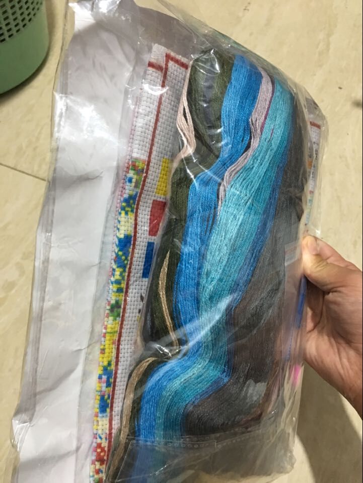 Broderi håndarbejde håndværk 14ct utrykt dmc diy k... – Grandado