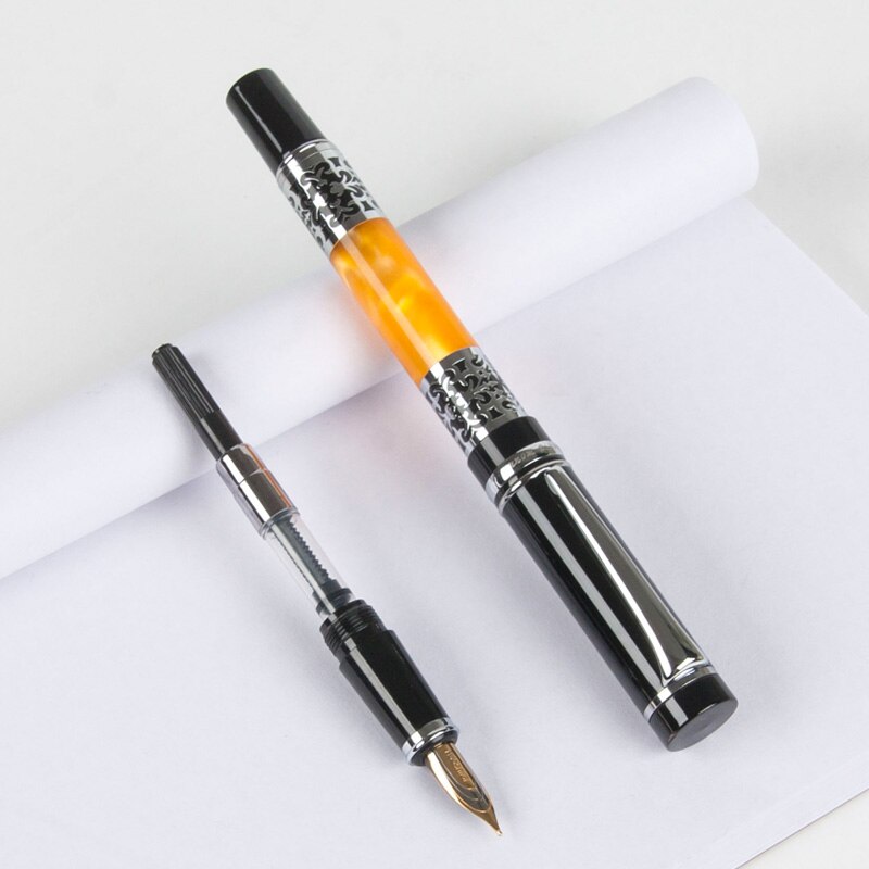 Style Luxury Metal Double Nib Fountain Pen 0.5mm I... – Vicedeal