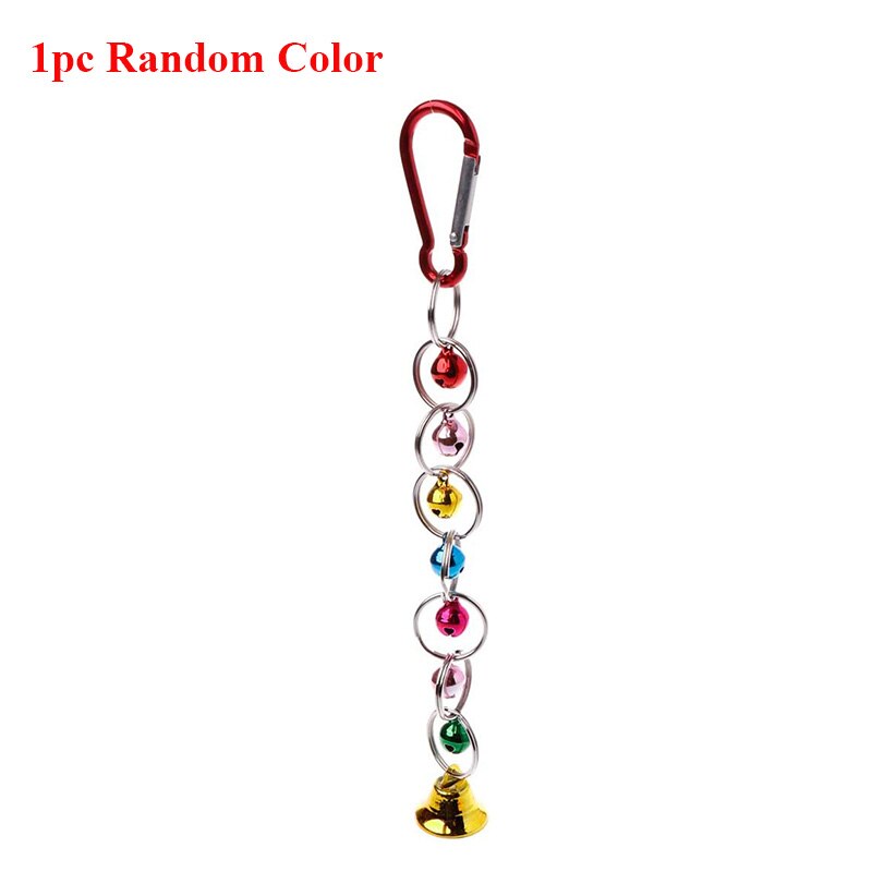 Parrot Bell Toy Funny Colorful Bird Bell Hanging S... – Grandado