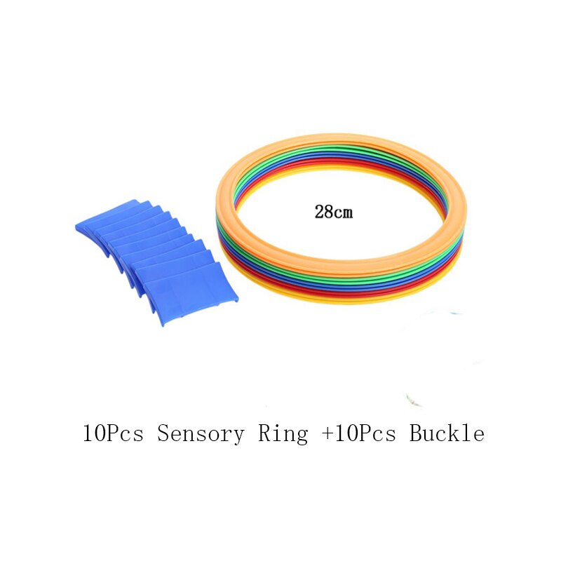 10Pcs/Set Kids Fitness Toys Hopscotch Hoops Jump R... – Grandado