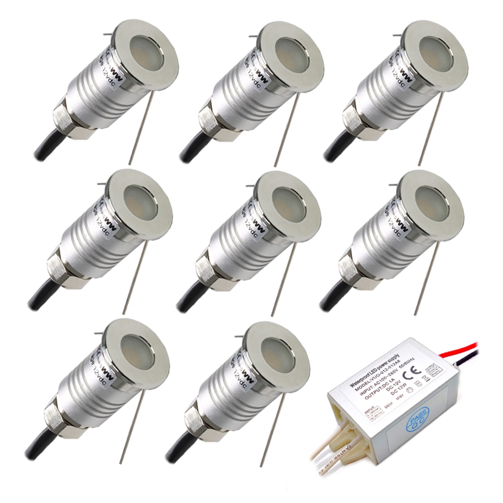 1w mini led underjordisk lys ip67 vandtæt i jordl... – Grandado