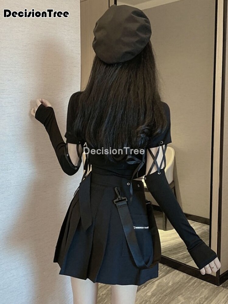 women pleated skirt night club chain skirts women ... – Grandado