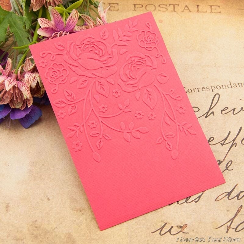 Plastic Embossing Folder Template DIY Scrapbook Ph... – Grandado