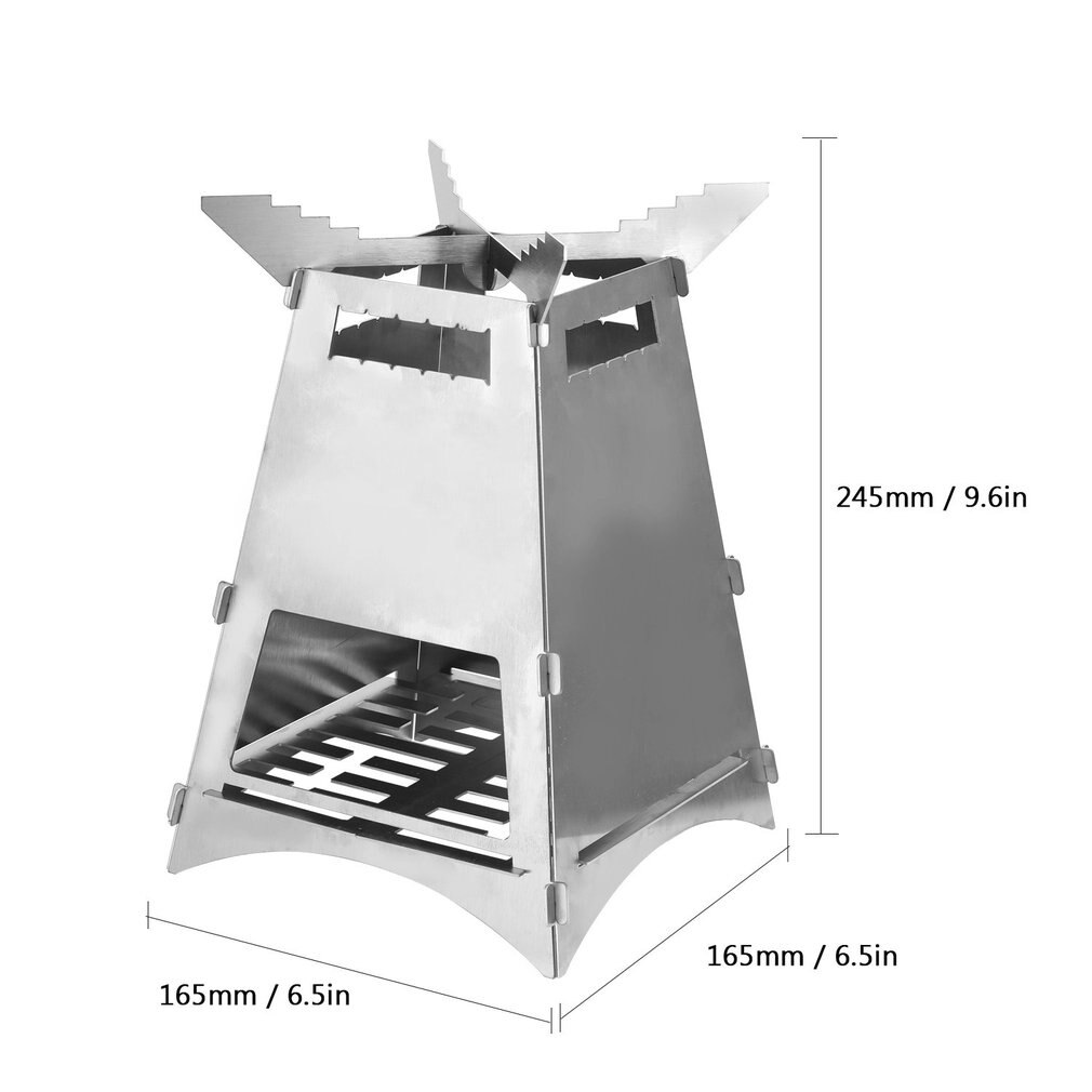 BBM(B) Outdoor Camping Barbecue Draagbare Hout Fir... – Grandado