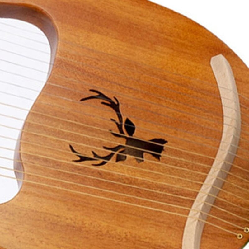 Mahogany Wood Harp 16 String 16 Tone Harp Portable... – Vicedeal