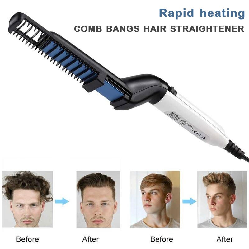 Hair Curling Iron Men's All In One Ceramic Hair St... – Grandado