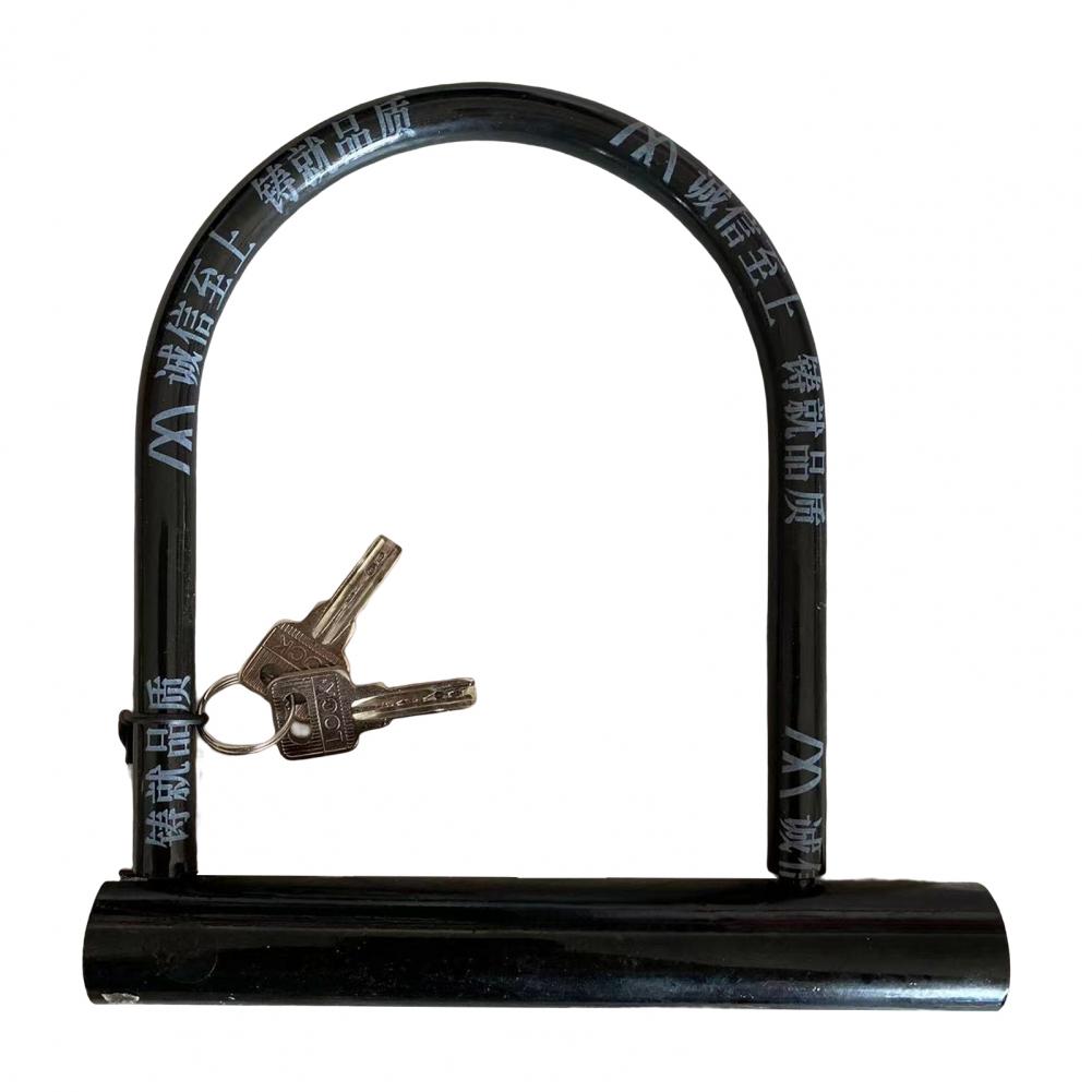 1 Set Bicycle Lock Useful Bicycle U-shaped Steel L... – Grandado
