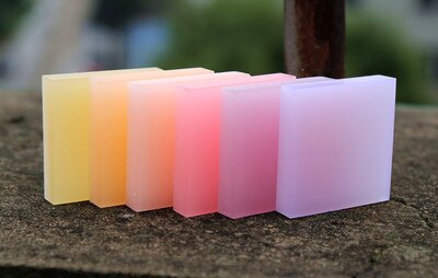 5 * 5 *1cm colored crystal clear jelly Rubber Carv... – Vicedeal