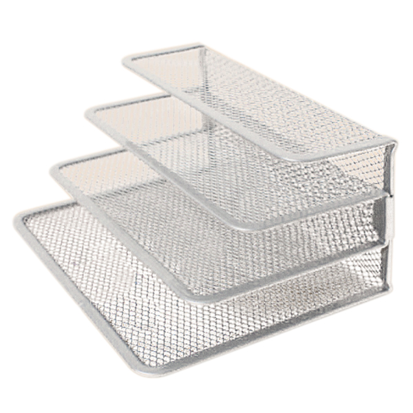 Metal Office Mesh Bin & Desk Organiser Set Station... – Grandado