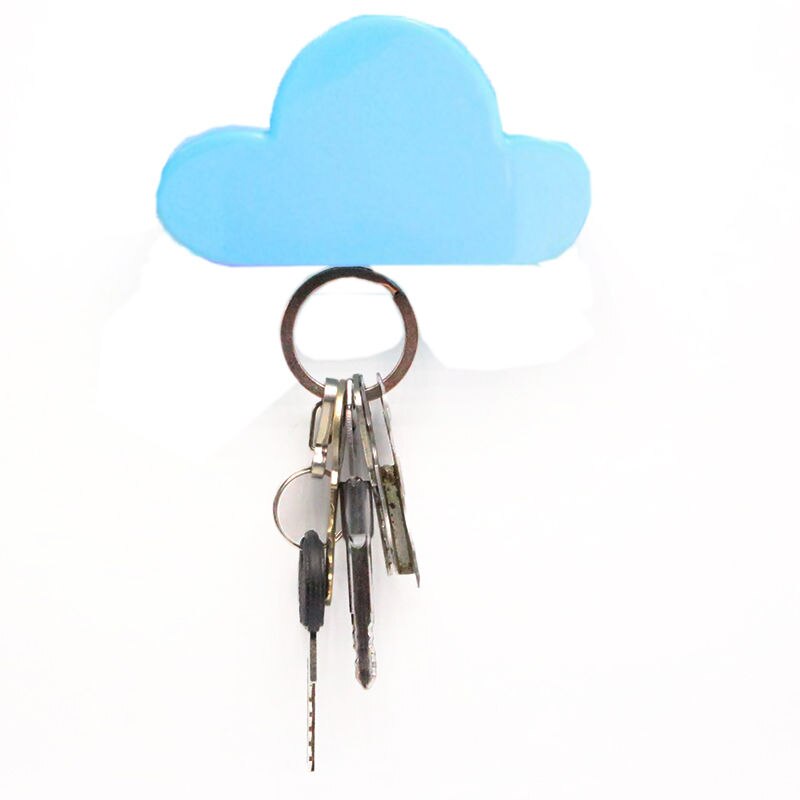 Cloud-shaped Magnetic Key Holder Blue Cloud Novelt... – Grandado