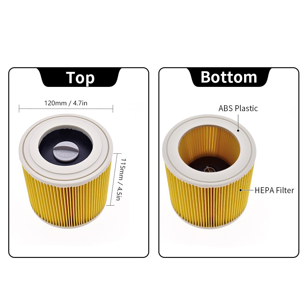Boxed Air Dust Hepa Cartridge Filter Voor Karcher ... – Vicedeal