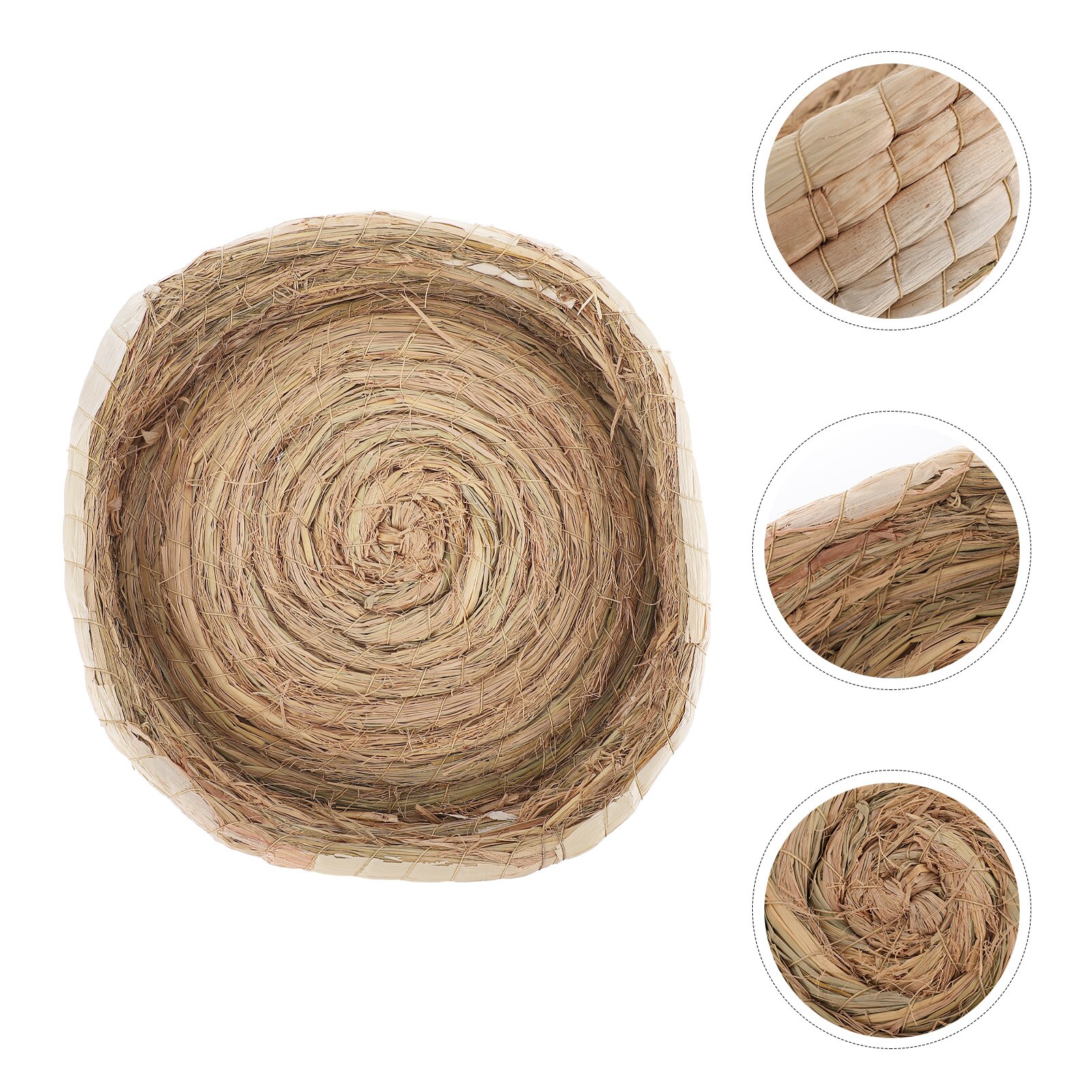 Chicken Bird Nest Woven House Straw Woven Bird Bre... – Grandado