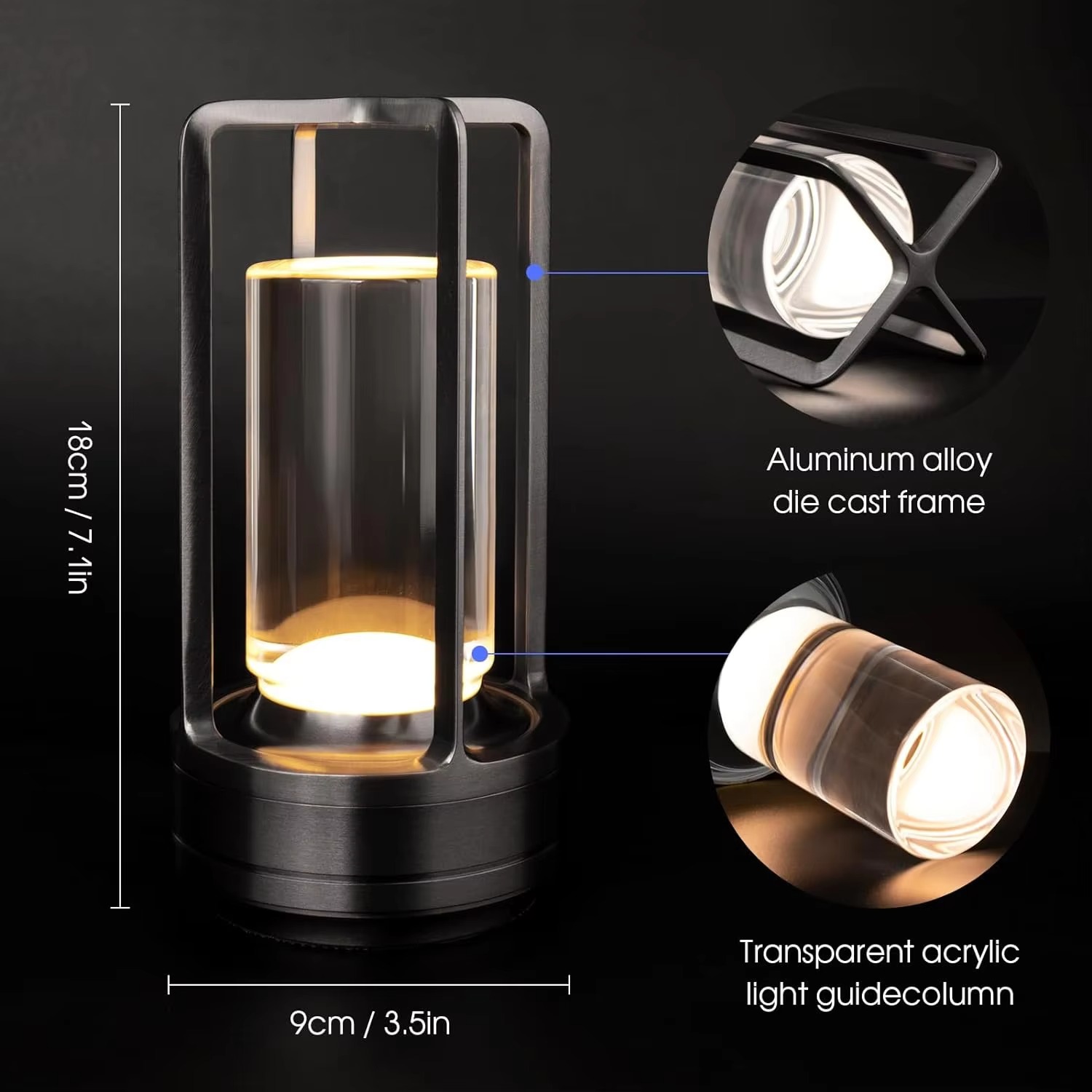 Touch Portable Luxury Outdoor Restaurant Crystal L... – Vicedeal