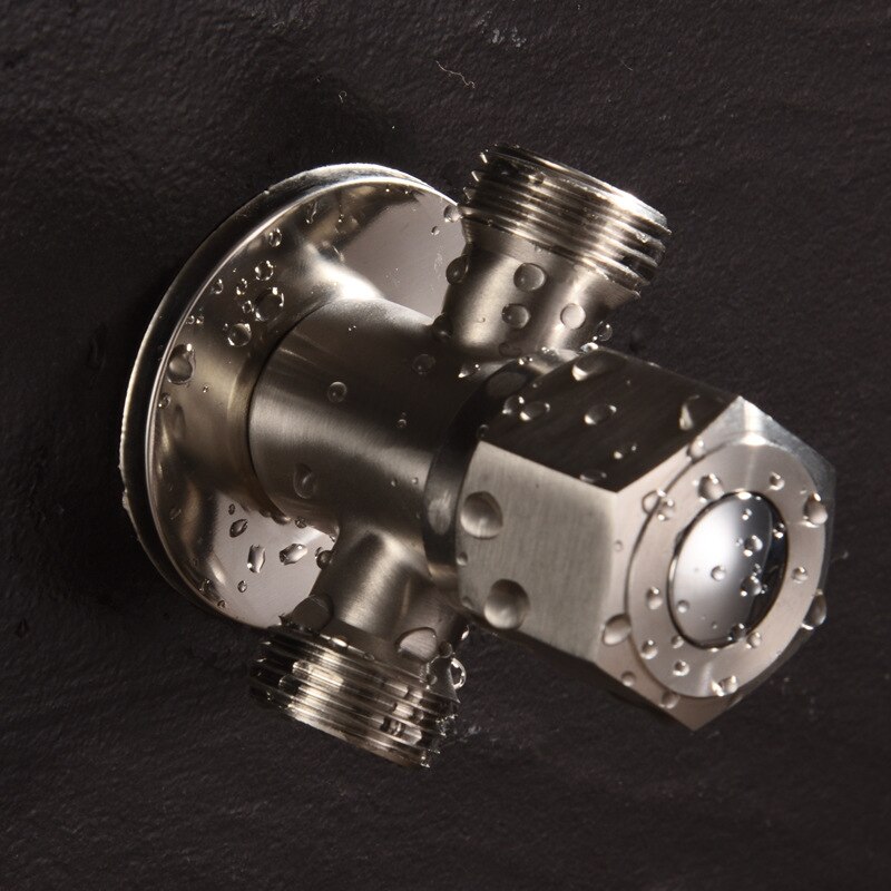 304 edelstahl 3-wege T-adapter eckventil 1 einlass... – Vicedeal