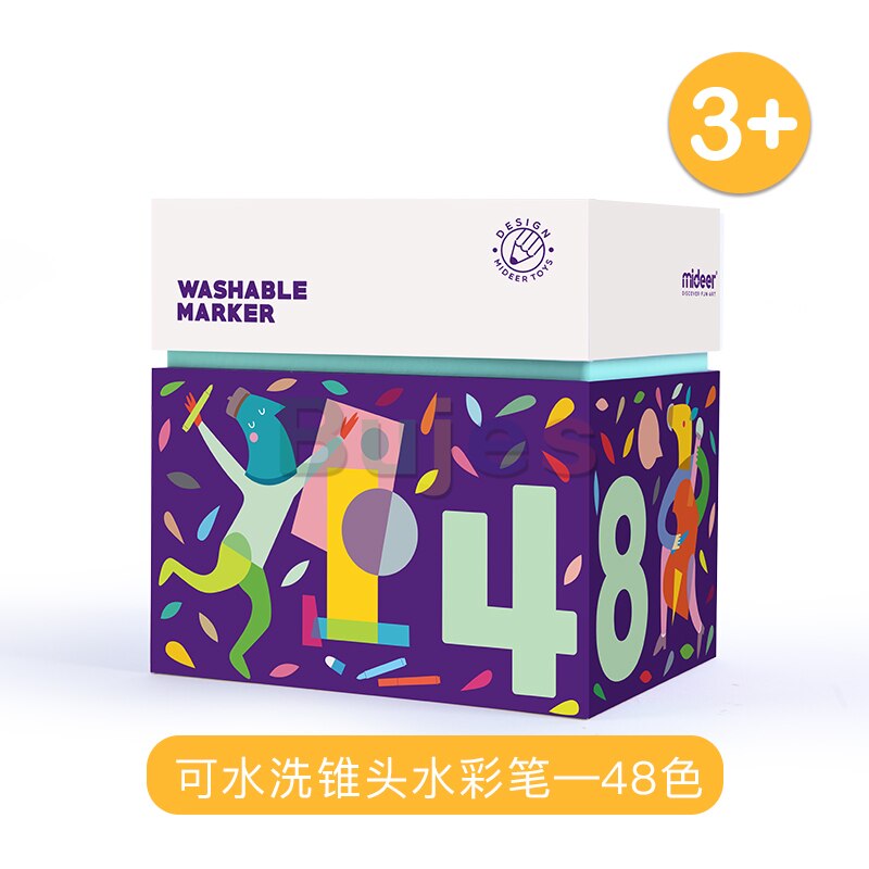 Mideer 12/24/36/48 color Filling color water solub... – Vicedeal
