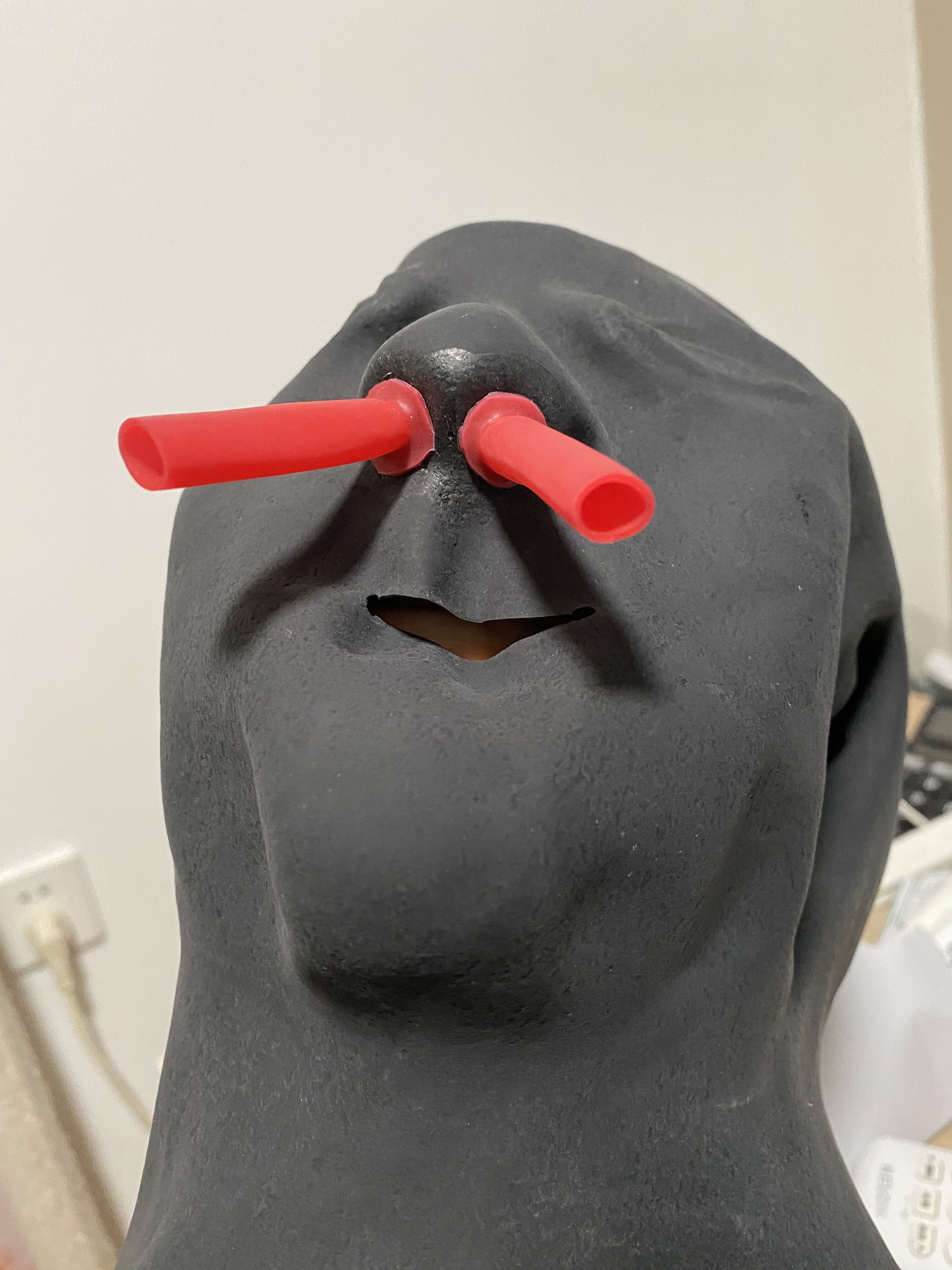 0.6mm thickness Latex Rubber Hood With Nose Tube B... – Vicedeal