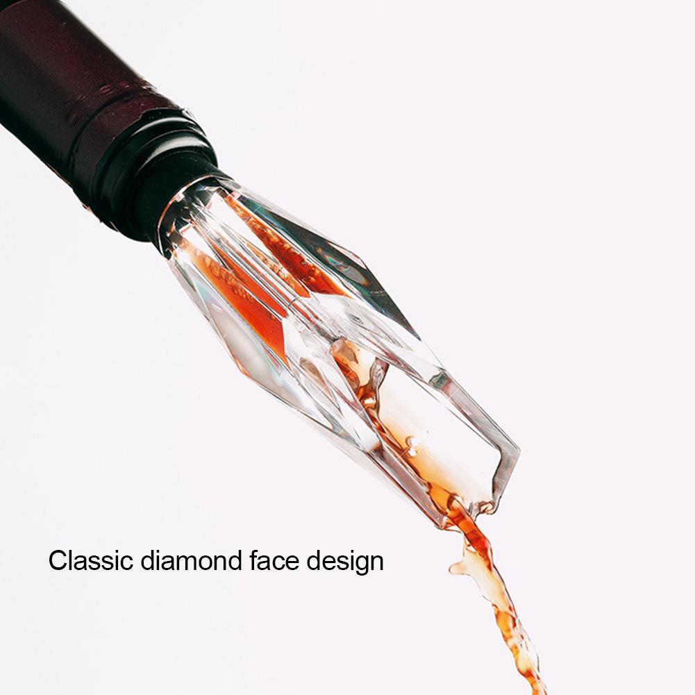 Diamond portable red wine decanter acrylic decante... – Grandado