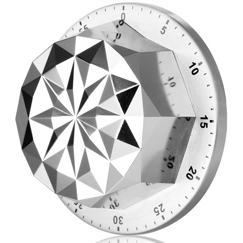 Cooking Timer, Rhombus Shape Stainless Steel Cute ... – Grandado