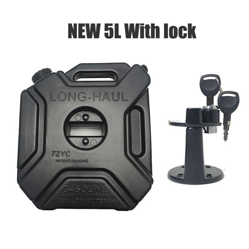 5L Liter 2 Kleur Jerry Kan Zwart Brandstoftank Kan... – Vicedeal