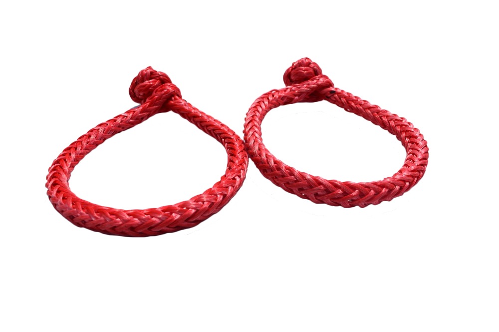 2pcs Red 4mm*80mm Soft Shackles ,ATV Winch Shackle... – Grandado