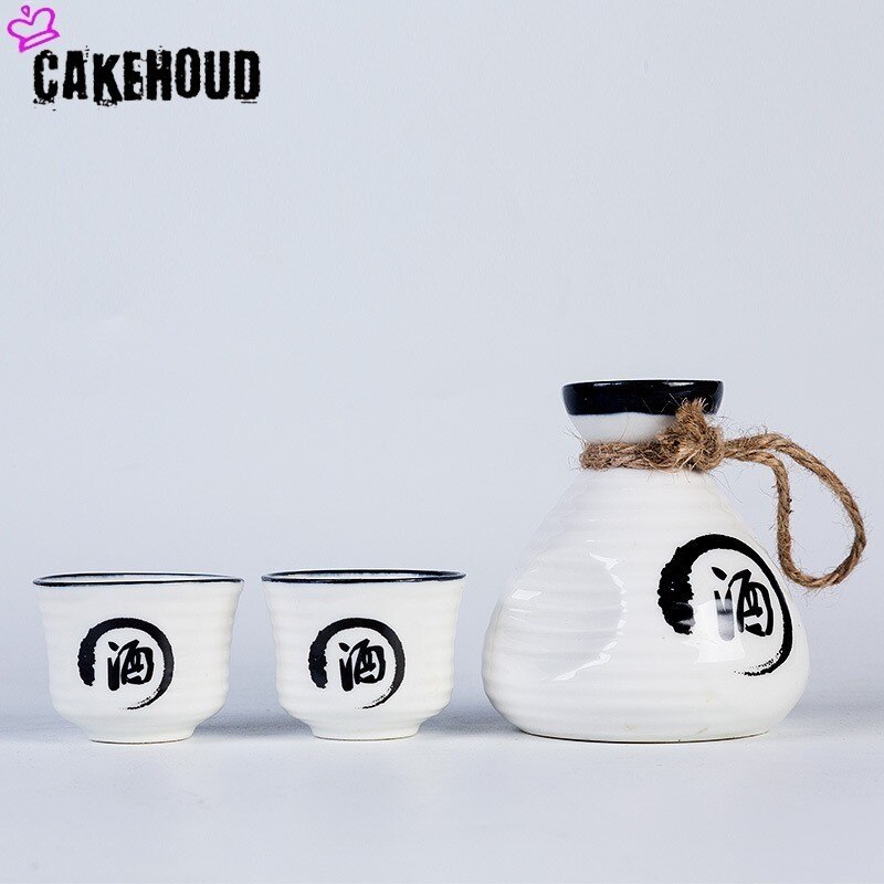 Cakehoud Japanse Sake Set Creatieve Keramische Wij... – Vicedeal