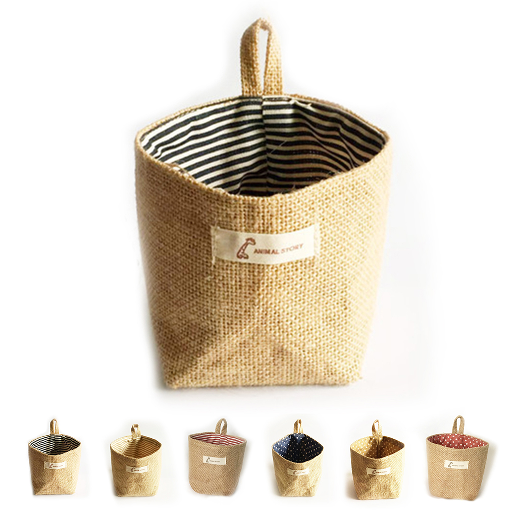 Home Decor Hanging Pocket Storage Basket Small Sac... – Vicedeal