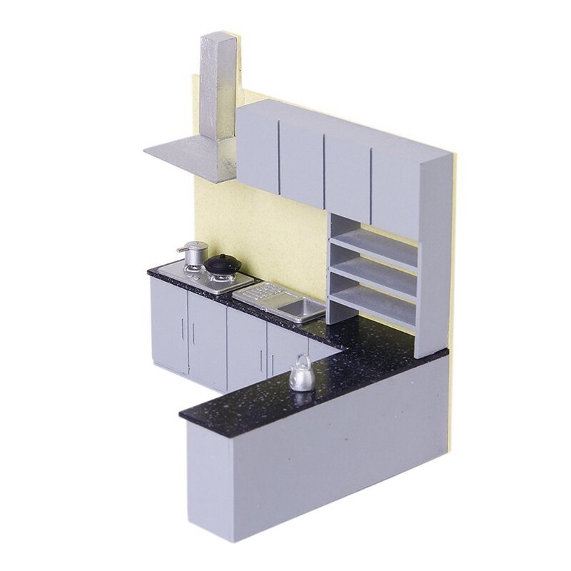 Simulation Kitchen Cabinet Set Model Kit Furniture... – Vicedeal