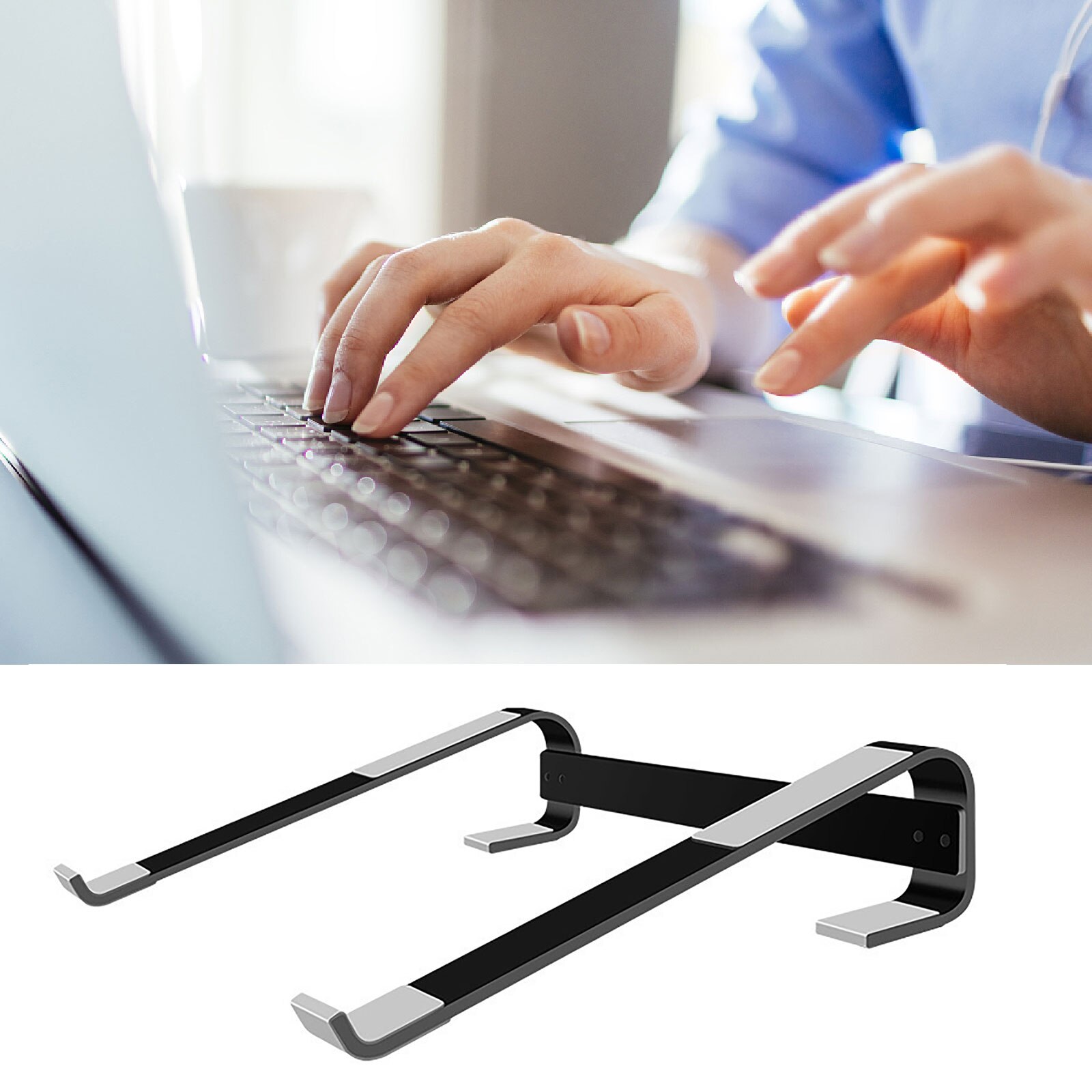 260*250*65mm Portable Aluminum Alloy Laptop Bracke... – Grandado